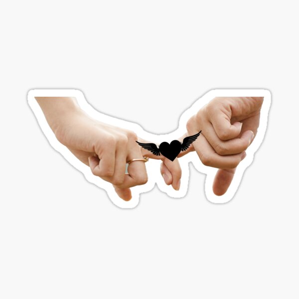 "Aesthetic Hand Touch, cute touch " Sticker for Sale by aliaiffa ...