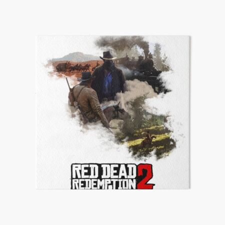 "Arthur Morgan Train Robbery" Art Board Print by Vintage-Travler ...