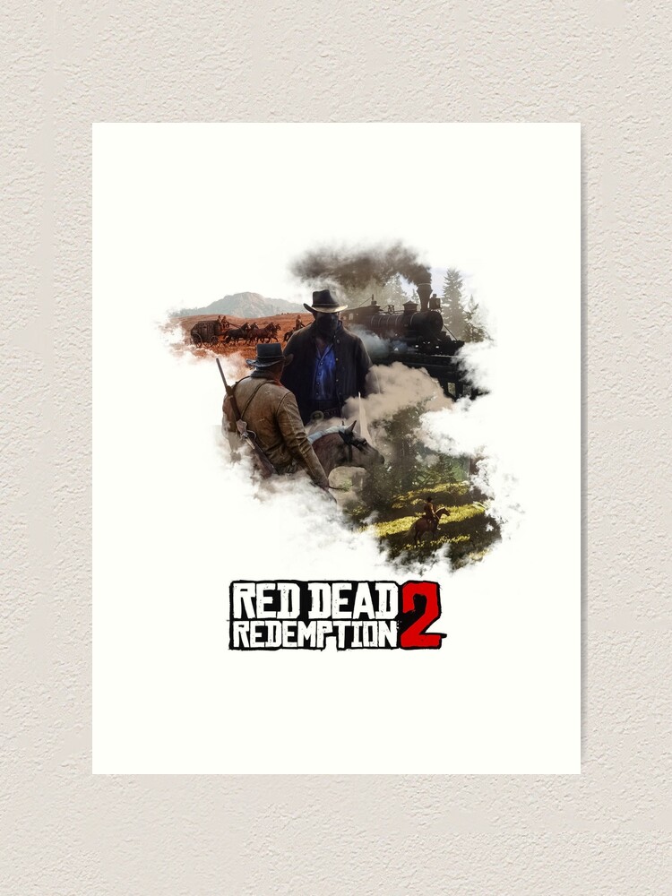 "Arthur Morgan Train Robbery" Art Print for Sale by Vintage-Travler ...