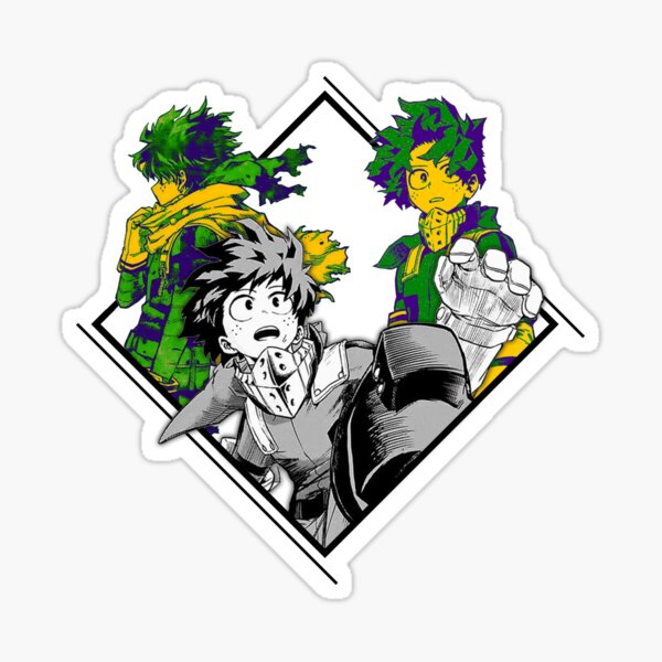 "DEKU" Sticker for Sale by sudipti | Redbubble