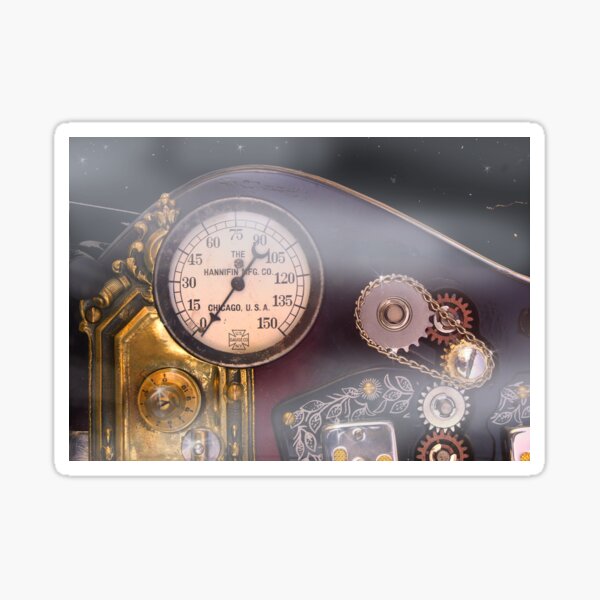 "Time Machine" Sticker by PaulKPhoto | Redbubble