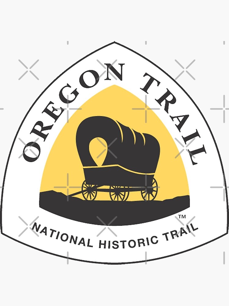"Oregon Trail" Sticker for Sale by triplew427 | Redbubble