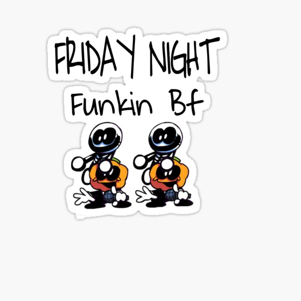 "Friday Night Funkin Bf " Sticker for Sale by youssefalex | Redbubble