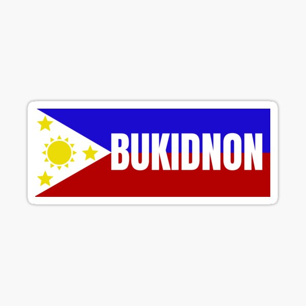 "Province of Bukidnon in the Philippines Flag" Sticker for Sale by ...