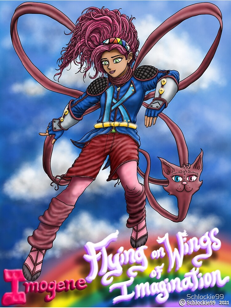 "Imogene, Wings of Imagination" Poster for Sale by Schlockie99 | Redbubble