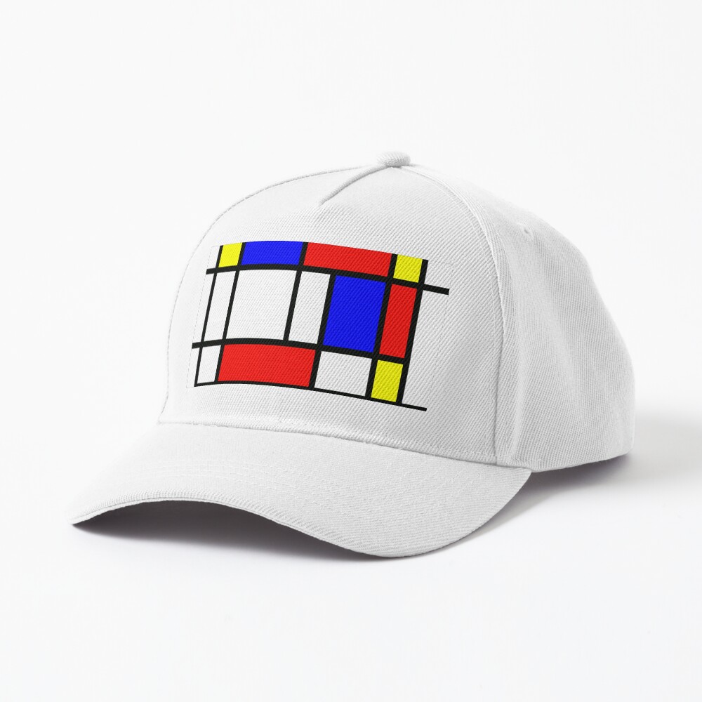 "Piet Mondrian "Composition 2" | Color Block with Red Yellow and Blue ...