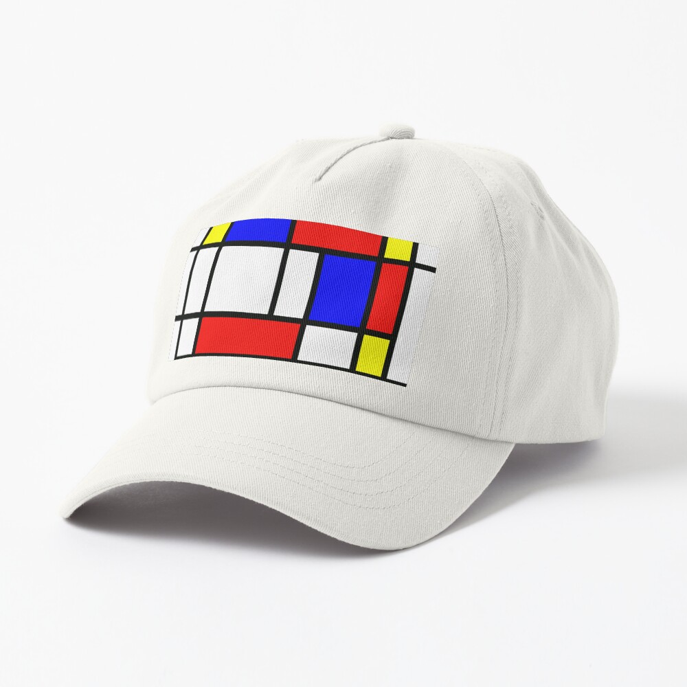 "Piet Mondrian "Composition 2" | Color Block with Red Yellow and Blue ...