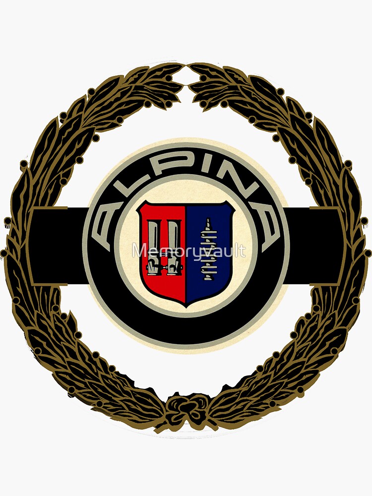 "Alpina" Sticker by Memoryvault | Redbubble