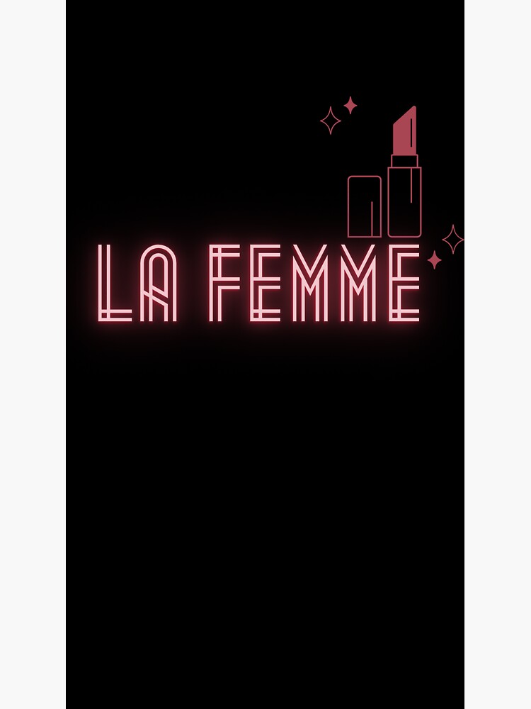 "La femme " Sticker for Sale by Dtsbabline12 | Redbubble