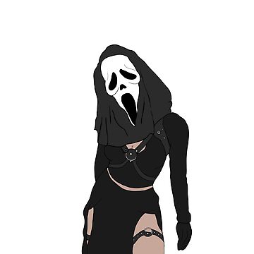 "The Female Ghostface" Poster for Sale by Horror-Toast | Redbubble