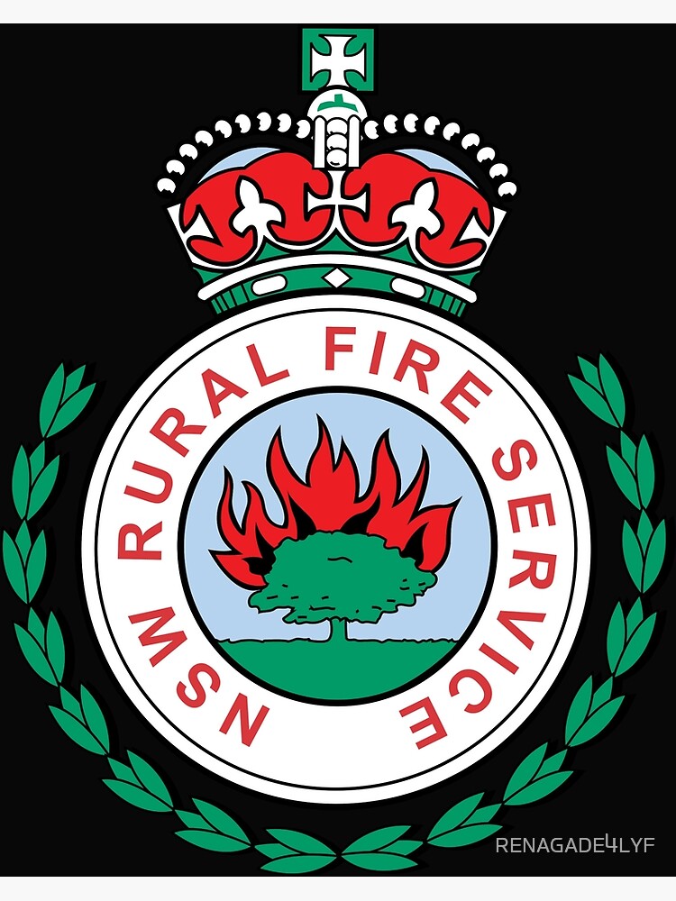 "NSW RFS - Firefighter Logo" Poster for Sale by RENAGADE4LYF | Redbubble