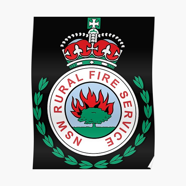 "NSW RFS - Firefighter Logo" Poster for Sale by RENAGADE4LYF | Redbubble