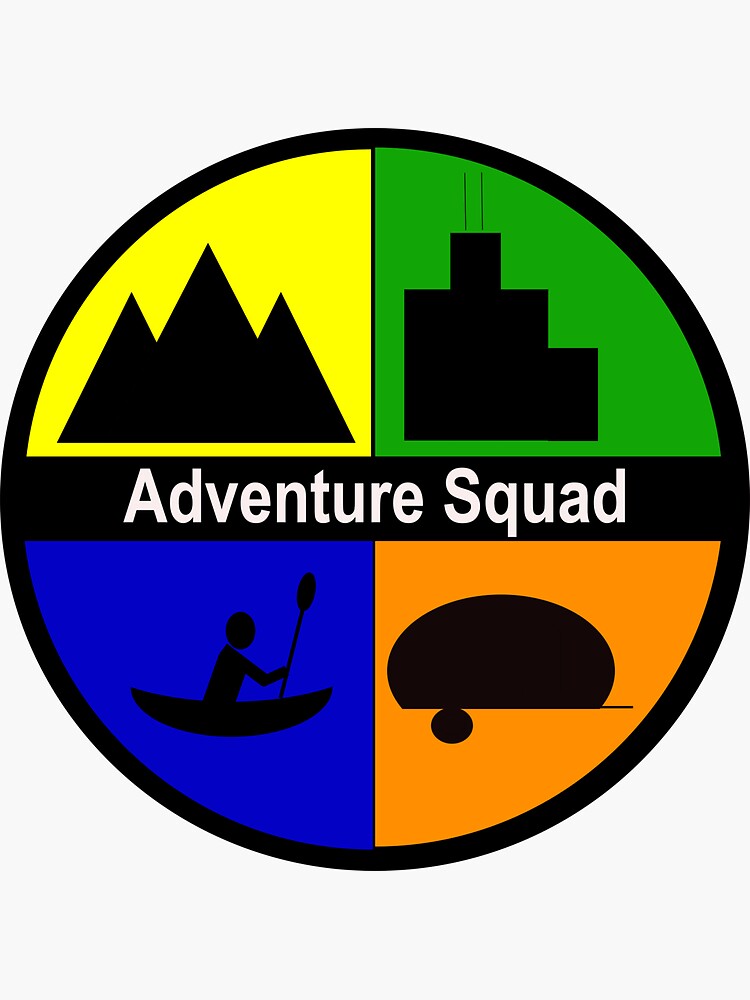 "Adventure Squad Large file" Sticker by CEyedias | Redbubble