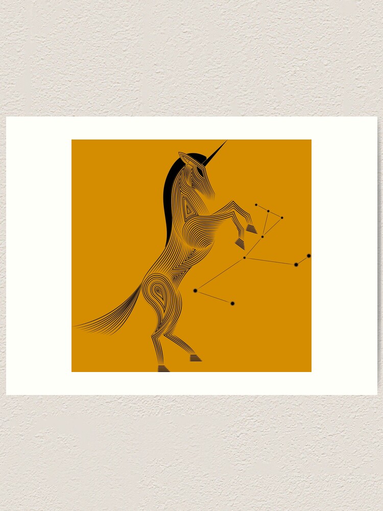 "Monoceros, the Unicorn" Art Print for Sale by JAMerArc | Redbubble