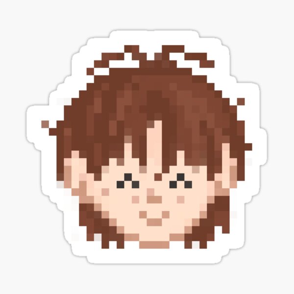 "Rizu Pixel Art" Sticker by satochyi | Redbubble