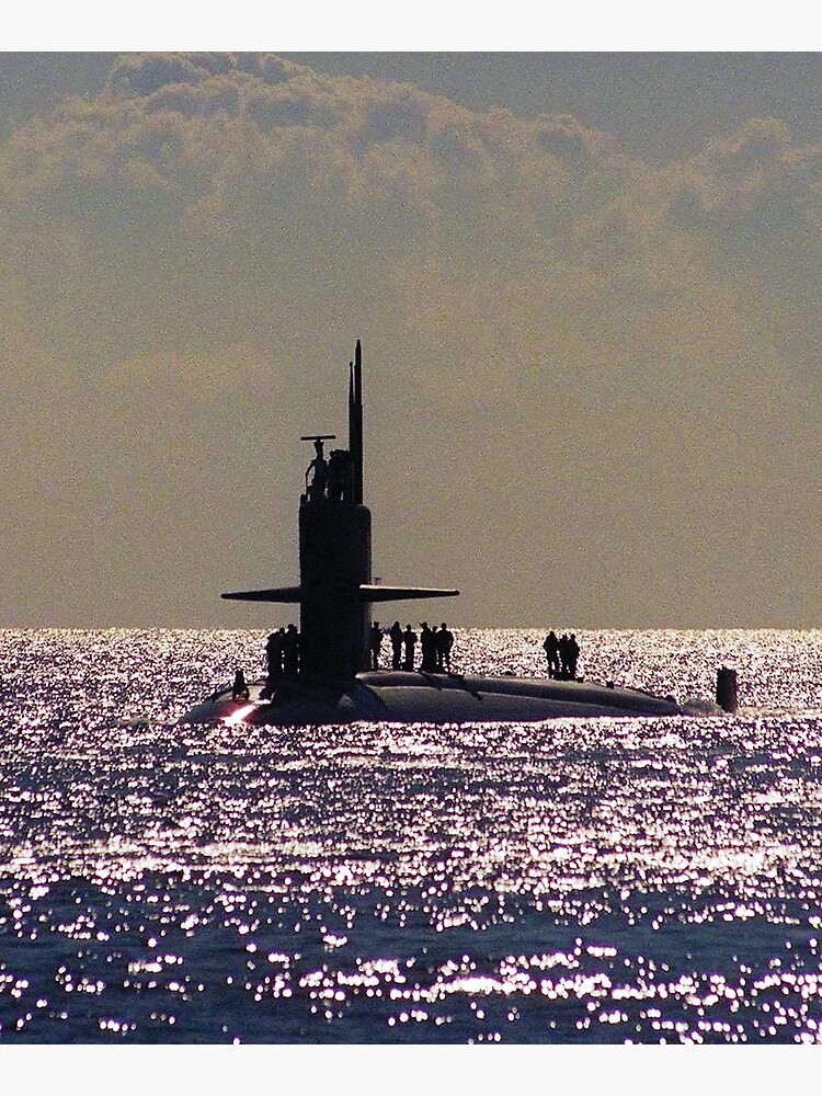 Lámina montada «USS SUNFISH (SSN-649) TIENDA DE BARCOS» de ...