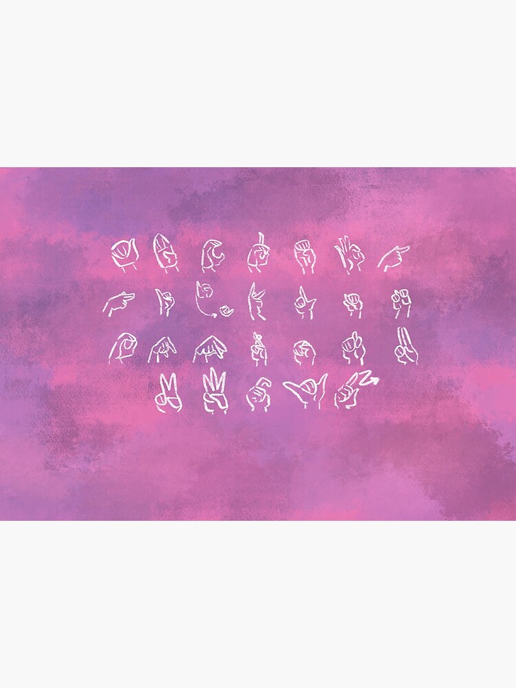 "ASL alphabet mask" Art Print for Sale by RainPirateQueen | Redbubble