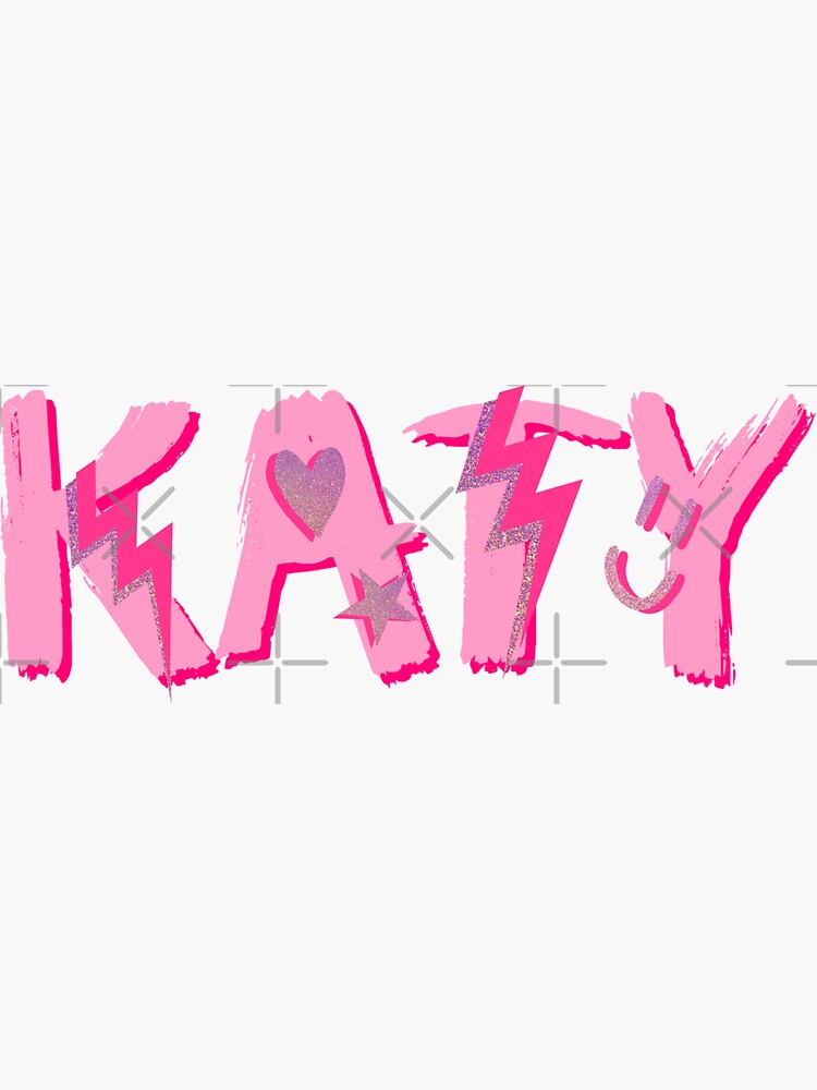 "KATY name" Sticker for Sale by juliasantos5 | Redbubble