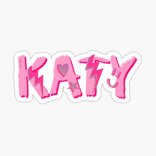 "KATY name" Sticker for Sale by juliasantos5 | Redbubble