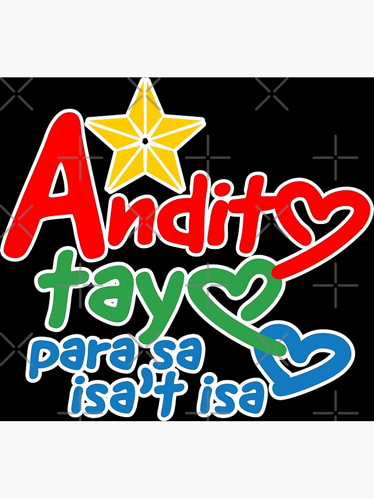 "abs-cbn andito tayo para sa isa't isa 2021/2022" Poster by iyakin10 ...