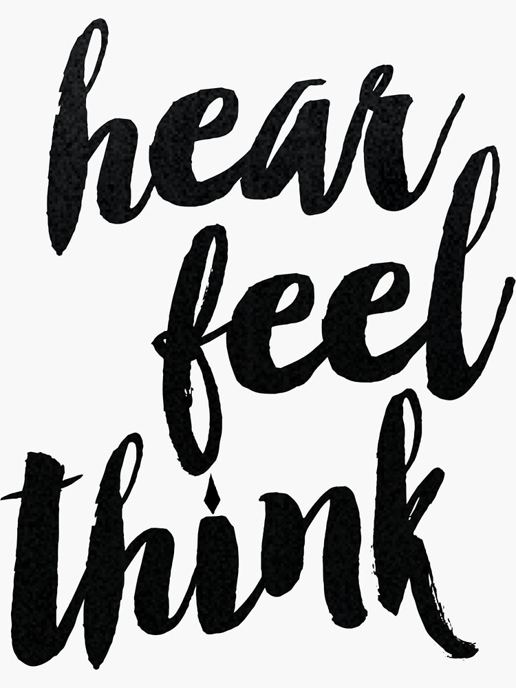 "Hydaelyn Hear, Feel, Think" Sticker for Sale by ChrGriffin | Redbubble