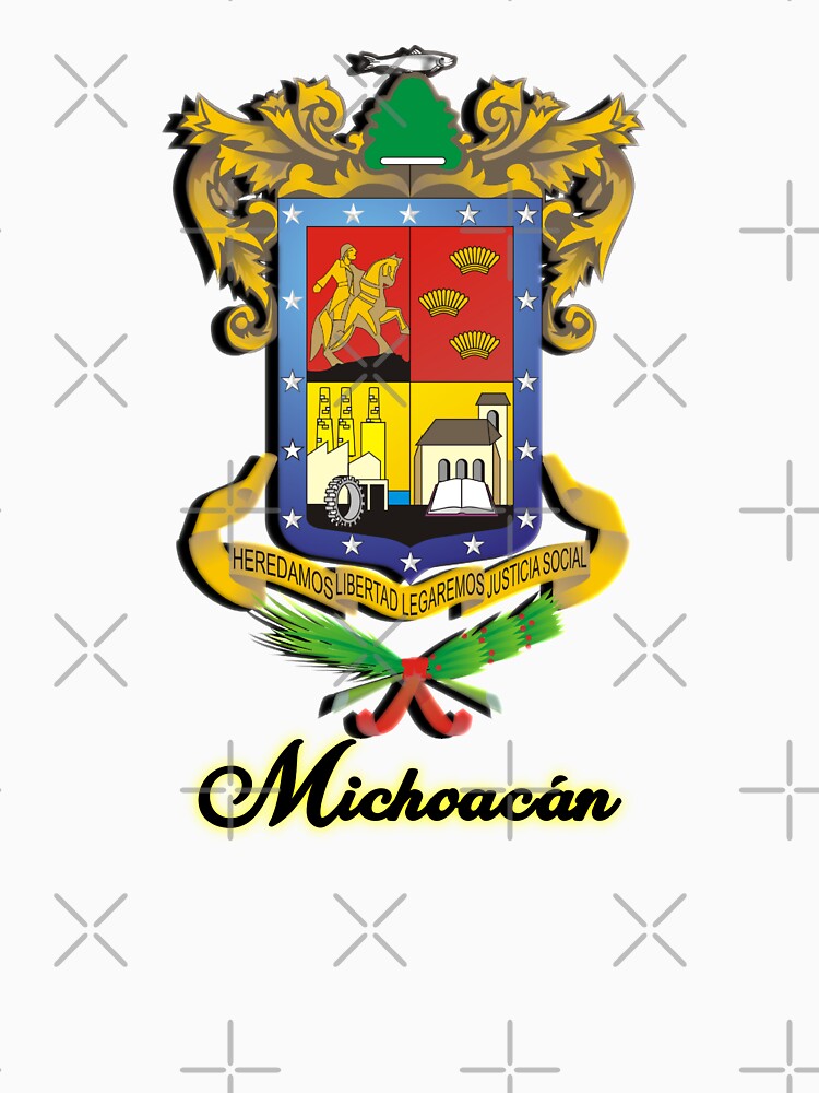 "Coat of Arms of the beautiful Mexican state , Michoacán " T-shirt for ...