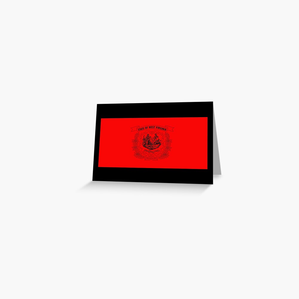 "Red and Black Leftist Flag of West Virginia - Communist Symbol ...