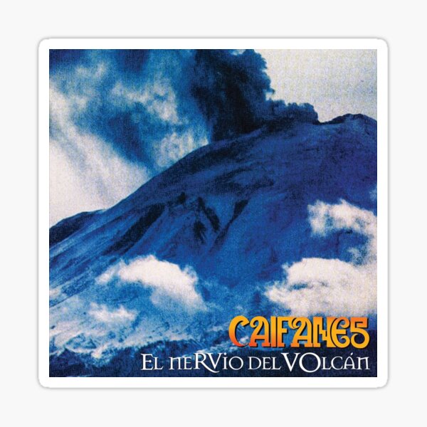 "El Nervio del Volcan" Sticker for Sale by NEIDAHHH | Redbubble
