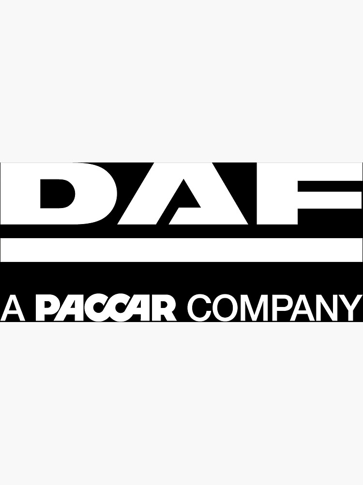 "TRUCK - "DAF PACCAR" - LOGO" Art Print for Sale by Weatherby501 ...