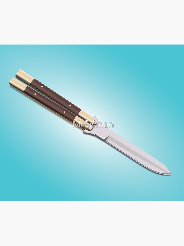 "Butterfly Knife (Balisong)" Poster by Megsman | Redbubble
