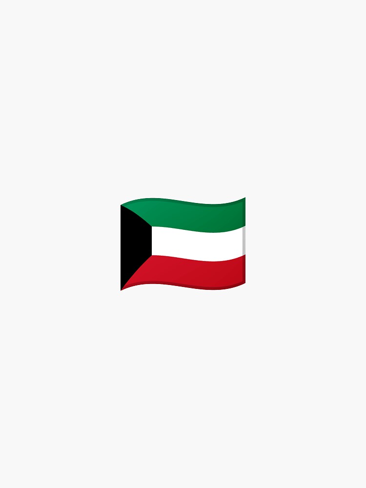 " Emoji Flag Kuwait" Sticker for Sale by Stickypegatinas | Redbubble