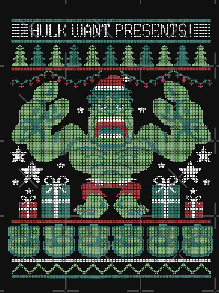 "Huk Wants Presents Holiday Sweater" T-shirt for Sale by MarveLover ...