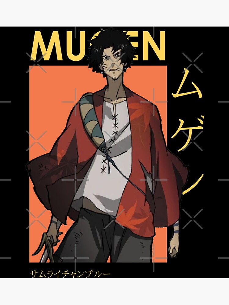 "Mugen color character samurai anime Japan" Art Print for Sale by ...
