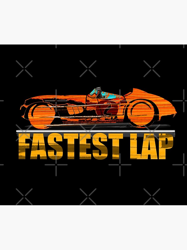 "FASTEST LAP OLD SCHOOL RACING CAR" Poster for Sale by Lighvision ...