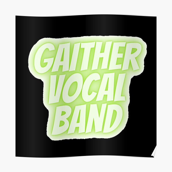 "Gaither Vocal Band GVB Retro Glow" Poster for Sale by JohnSit | Redbubble