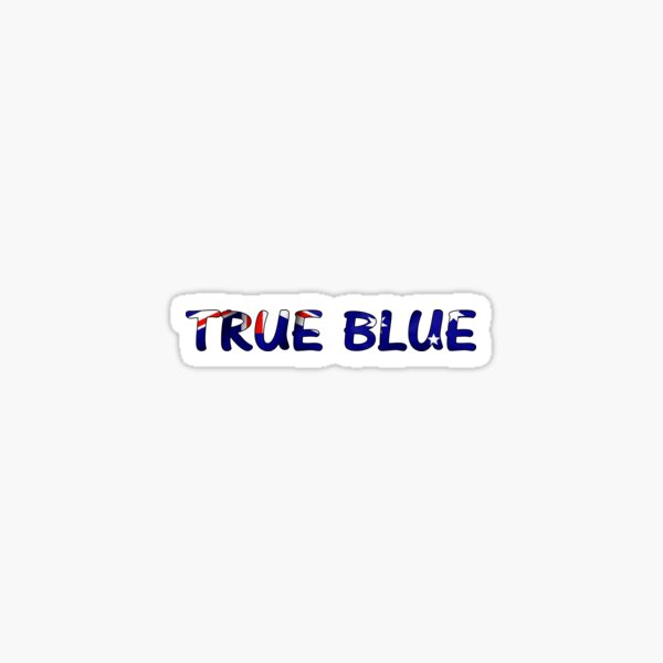 "TRUE BLUE - Celebrate Australia Day" Sticker for Sale by ...