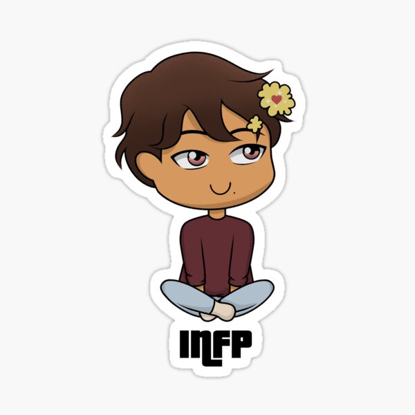 "Chibi INFP" Sticker for Sale by mbtimes | Redbubble