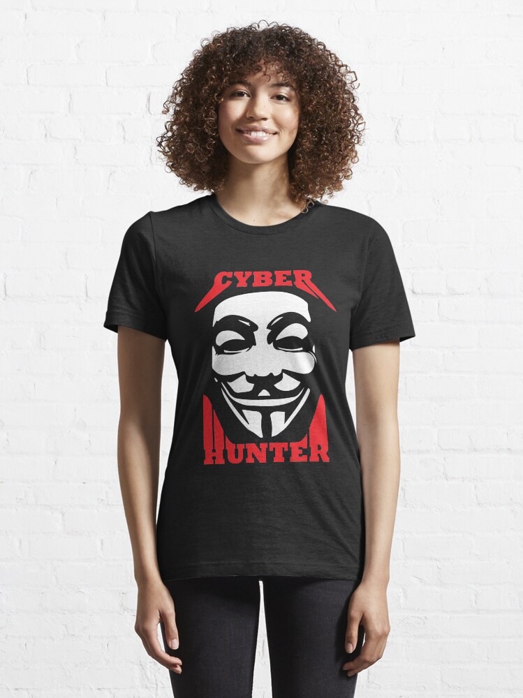 "cyber security white hat hacker and web hunter design" T-shirt for ...