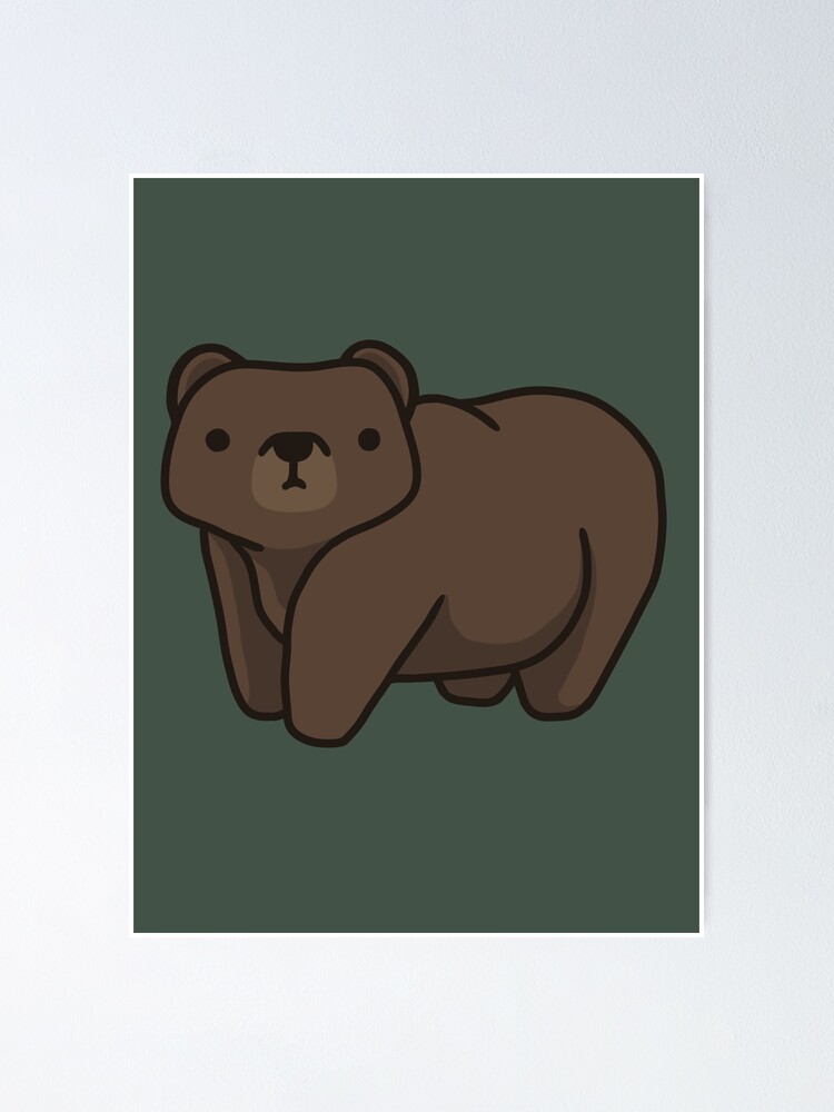 "Chunky Bear" Poster for Sale by swankytim | Redbubble