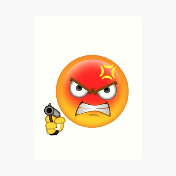 "Pattern / Angry Emoji Face / Angry emoji Sticker / Angry Emoji Classic ...