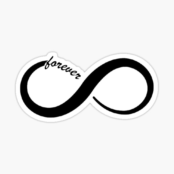 "Forever" Sticker by xfe4rlessx | Redbubble