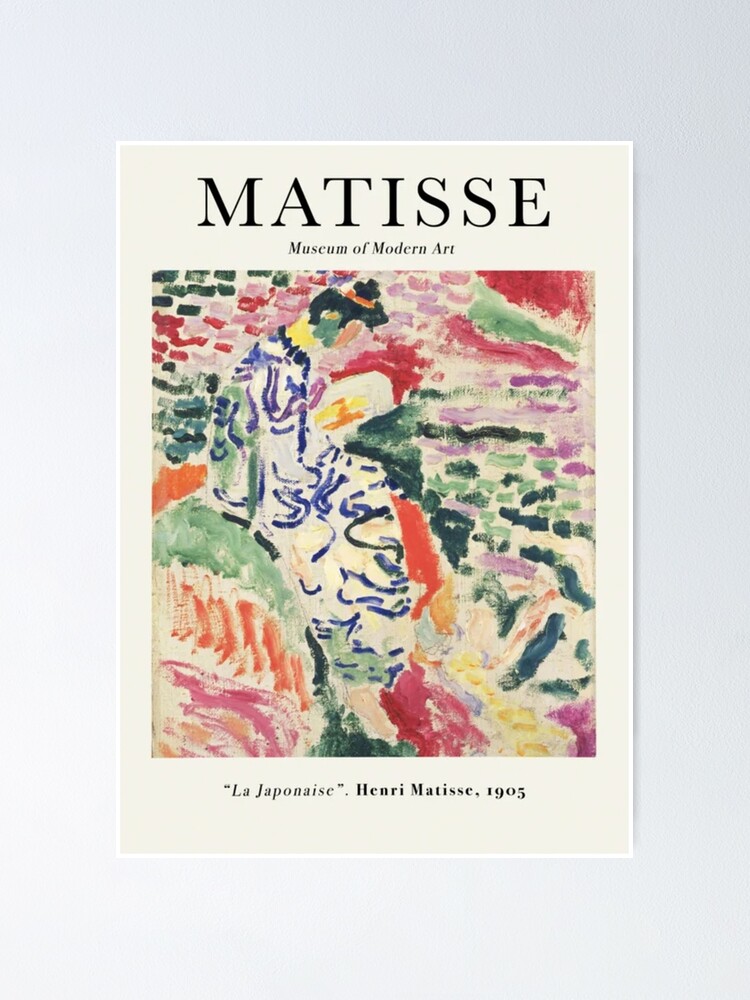 "Henri Matisse - La Japonaise, Woman Beside Water Vintage" Poster von whitneyslater | Redbubble