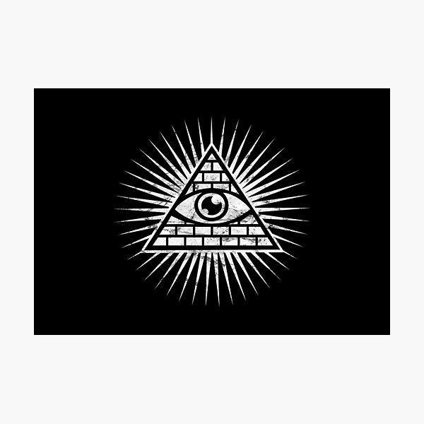 Lámina fotográfica «Copy of Ojo que todo lo ve, Ojo de la Providencia ...