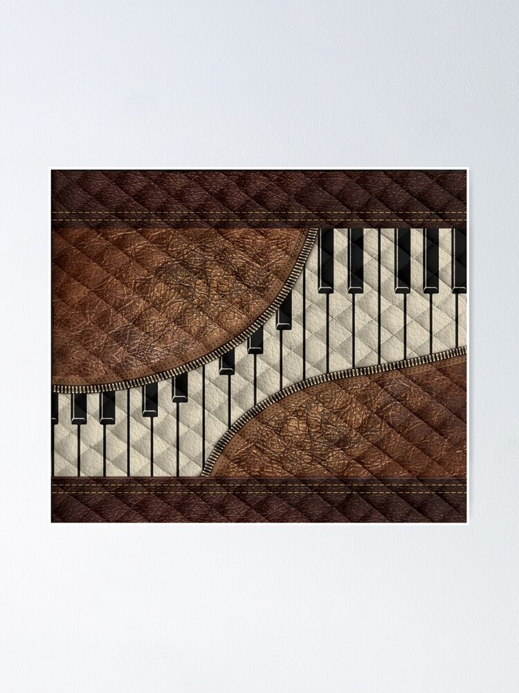 "Vintage Piano Keyboard" Poster for Sale by JaskolArt | Redbubble