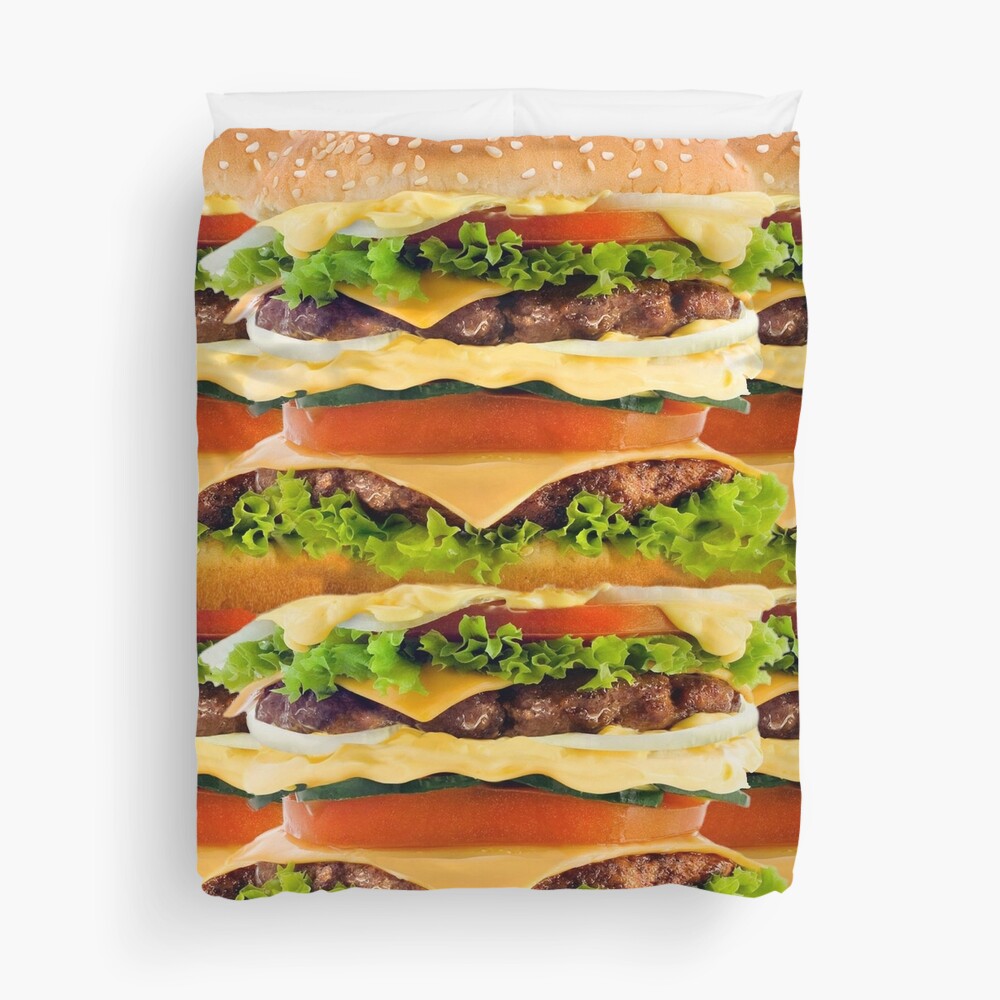 "Burger Me!" Duvet Cover for Sale by rapplatt | Redbubble