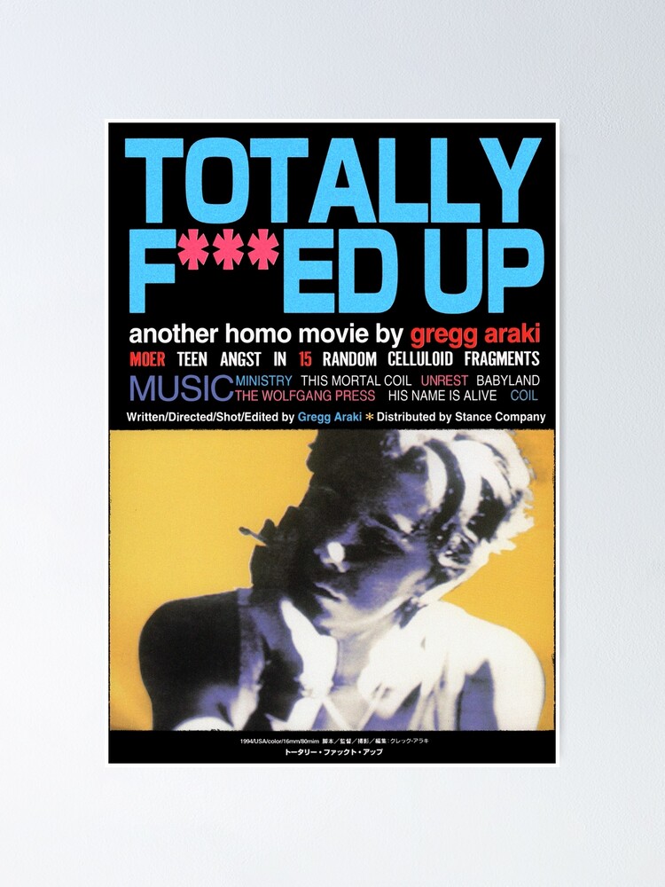 "Totally f***ed up" Poster for Sale by NeonLucifer | Redbubble