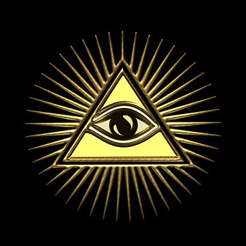 Pegatina for Sale con la obra «Ojo que todo lo ve, Ojo de la ...