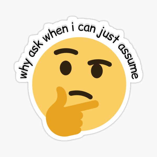"why?" Sticker for Sale by jigglycake | Redbubble