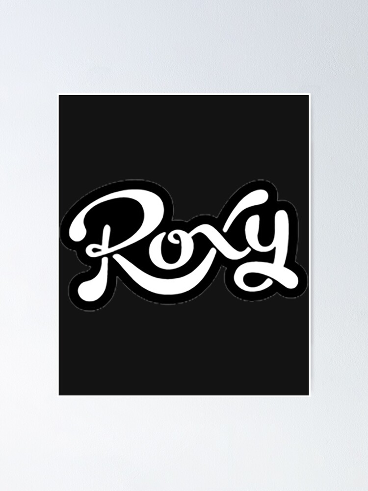 "Roxy Music text " Poster for Sale by TheElectricn | Redbubble