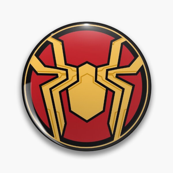 "Gold Black Spider badge" Pin for Sale by ARYAstudios | Redbubble